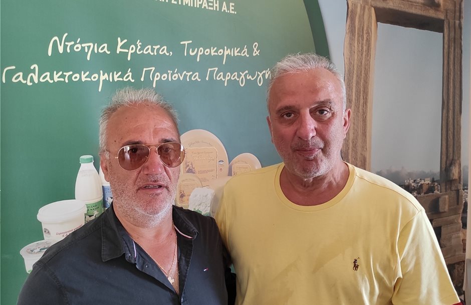 Στην ΕΑΣ Νάξου βρέθηκε ο Μιχάλης Σαράντης της γαλακτοβιομηχανίας «Όλυμπος»